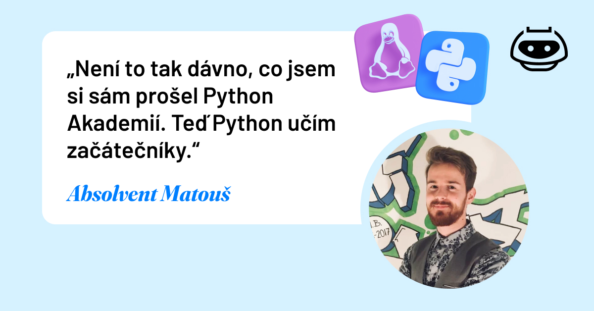 Prošel Python Akademií, teď je oblíbeným lektorem | ENGETO