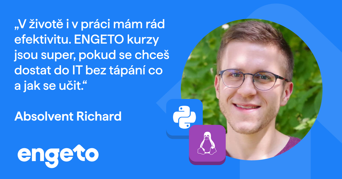 Od financí k programování – tohle je Richardův příběh | ENGETO
